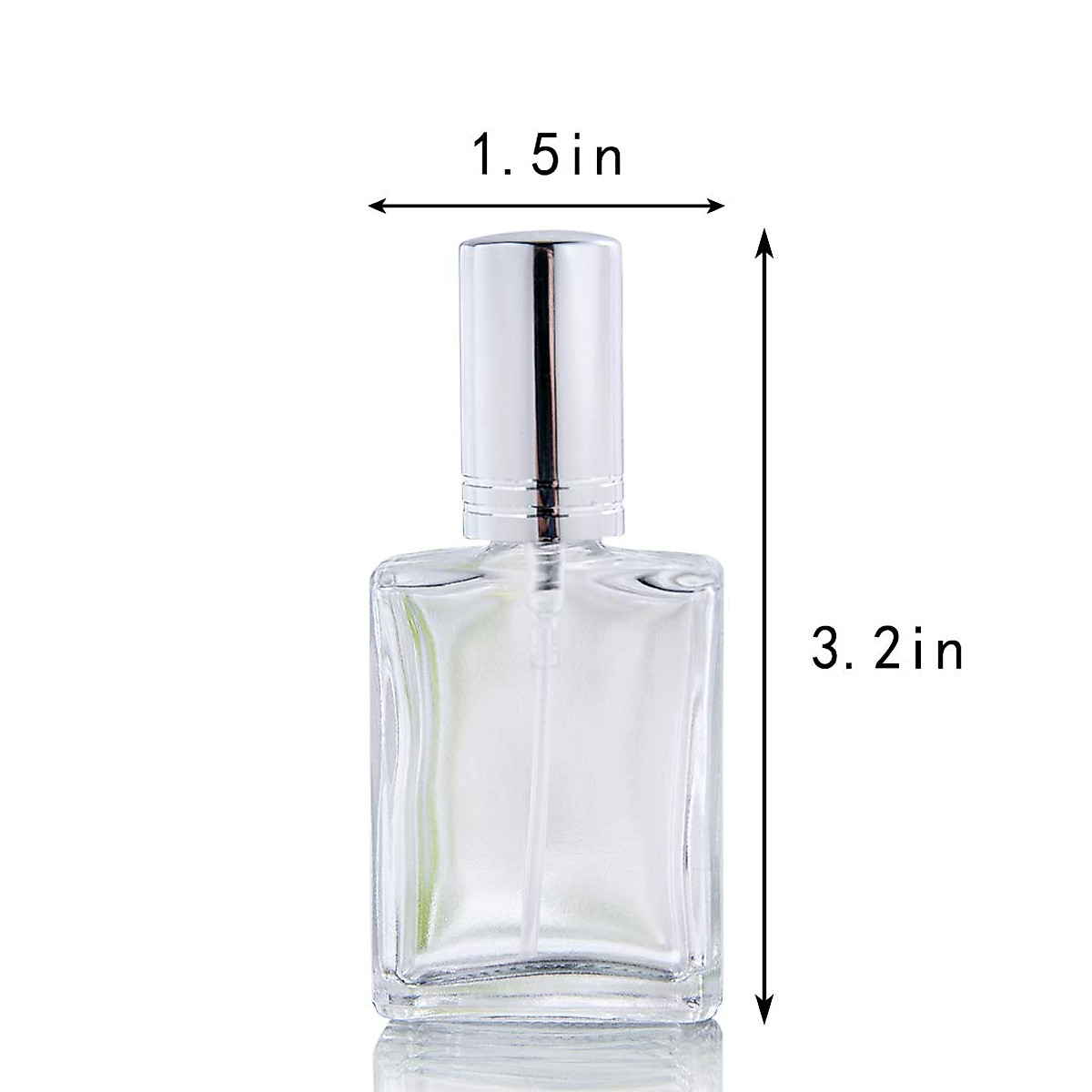 YU FENG 12pcs Refillable Glass Atomizer Spray Bottles with Funnels Pipettes Dispenser for Perfume,Fragrance,Lotion,Essential Oil