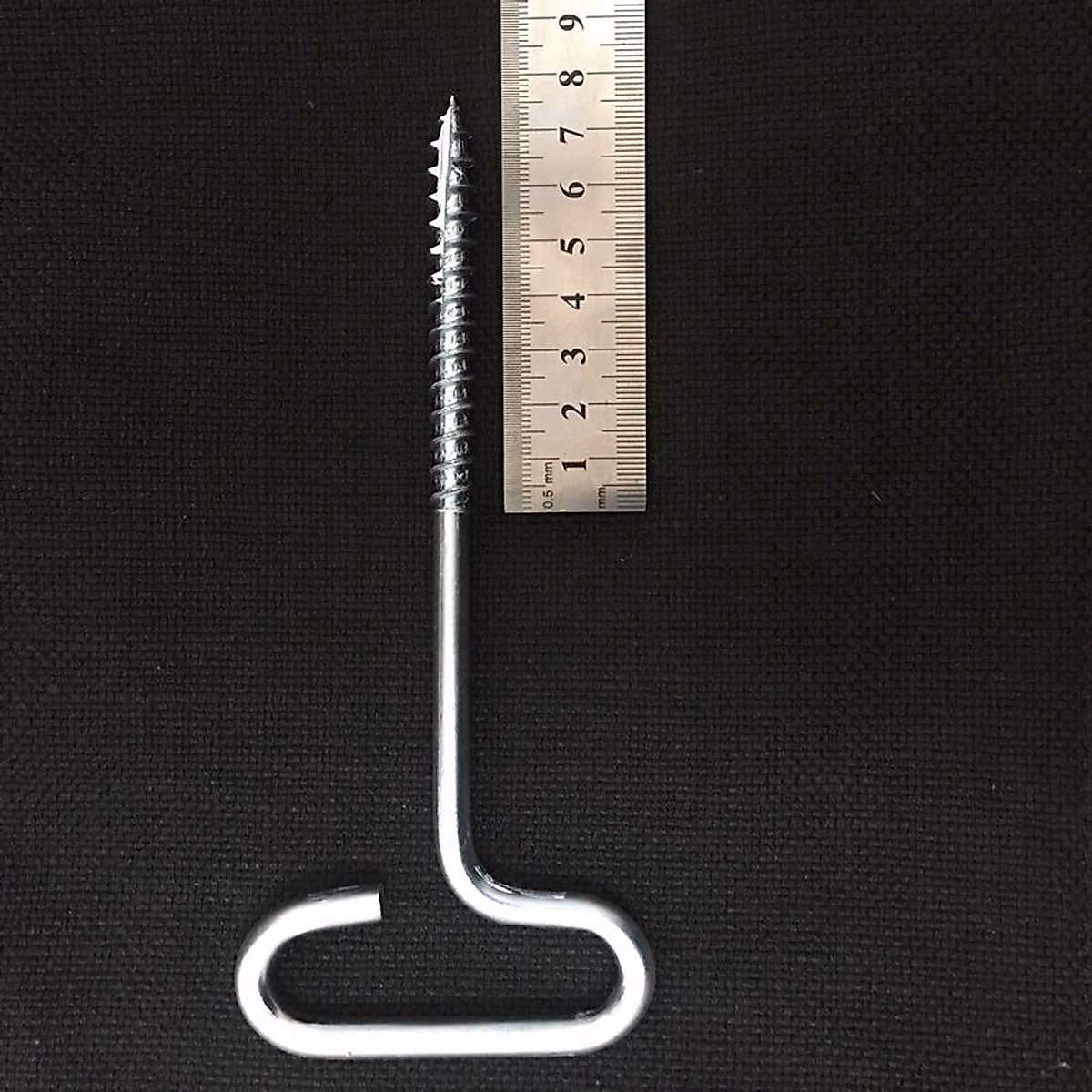 Hdtyyln Trumpet Ice Nail Ground Nail - Set of 4 Ice Insert Nails for Winter Fishing Tents - Ideal Accessories for Ice Fishing and Camping in Freezing Conditions (Size B)