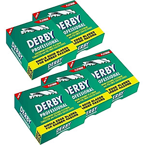 500 "Derby Professional" Single Edge Razor Blades for straight razor