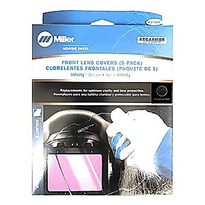 Miller Electric Cover Lens 6"X5-5/8" Front Infinity -1 Pack of 5