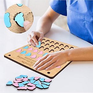 free-space Student Midwife Tool Midwife Birth Counter,Baby Tracking Midwifery Delivery Newborn Documenting childbirth sessions Midwife Gift (footprint)