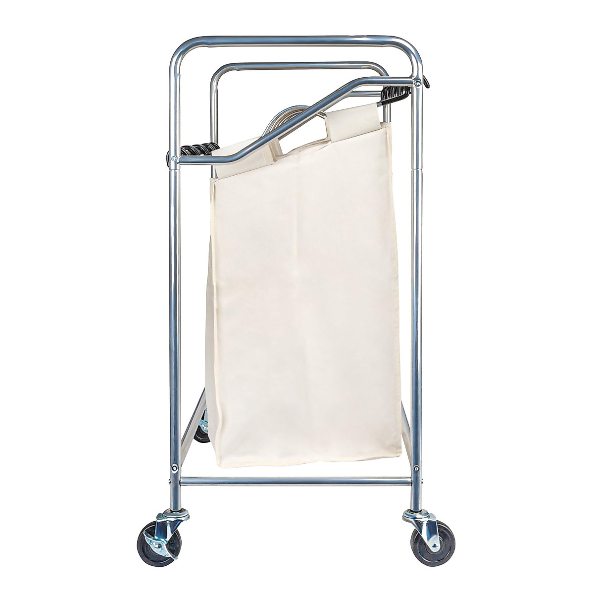 Household Essentials Four Bag Laundry Sorter, Chrome Finish