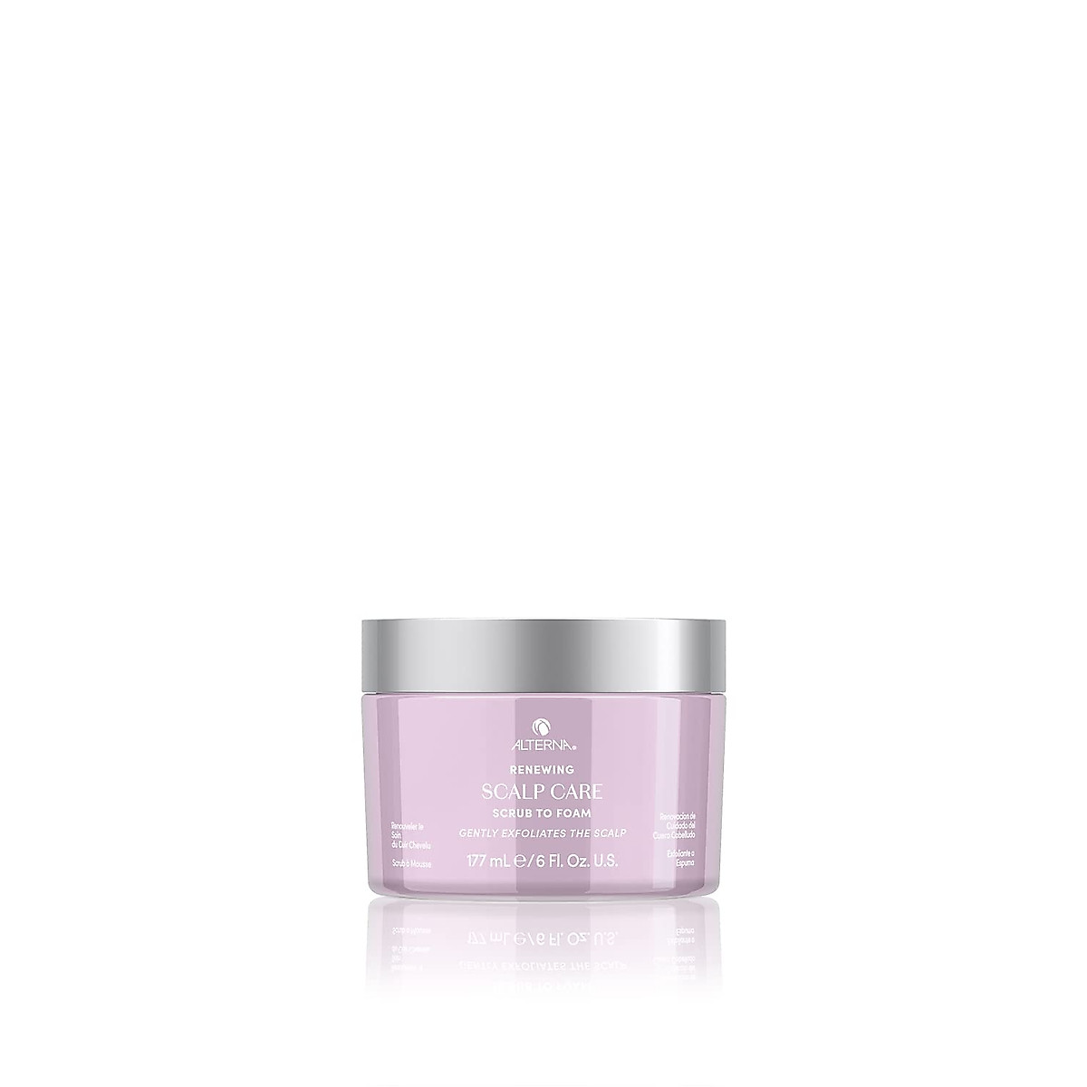 Alterna Alterna Renewing Scalp Care Scrub-to-Foam Vegan Scalp Scrub, Nourishing and Exfoliating Scalp and Hair Treatment, 6 Fl Oz, Hemptation, 6 fl. oz.