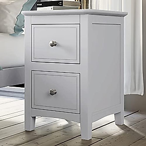 Harper & Bright Designs Bedroom Sets, 3 Pieces Bedroom Sets with King Size Bed, Nightstand End Table and Dresser, Wood Bedroom Furniture Set (White_King, 3 Piece)