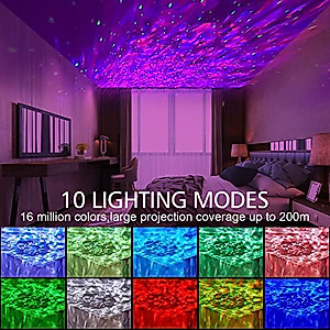 KGC Star Projector Galaxy Light, Galaxy Projector for Bedroom with Remote Control, Bluetooth Speaker & Voice Control, Night Lights Projector for Kids Room, Adults Home Theater, Party, Dorm Room Decor
