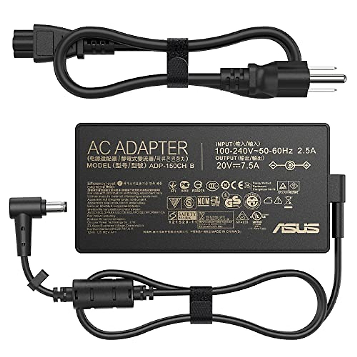 150W 20V 7.5A Power Adapter ADP-150CH B for Asus A18-150P1A TUF Gaming FA506 FA706 FX505GT FX705GT Laptop Charger Asus 150w TUF Gaming fx705gm ROG Strix Scar III G531GD Power Supply
