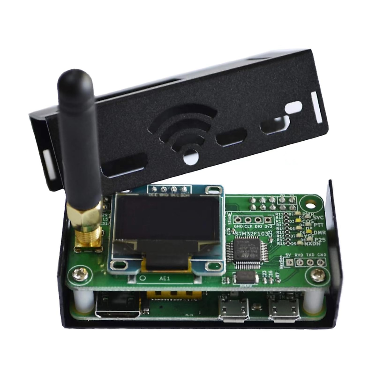 AURSINC MMDVM Hotspot Spot Radio Station WiFi Digital Voice Modem Work Contained with Raspberry Pi Zero W with Firmware V1.5.2 UHF Supports C4FM YSF POCSAG NXDN DSTAR P25 DMR