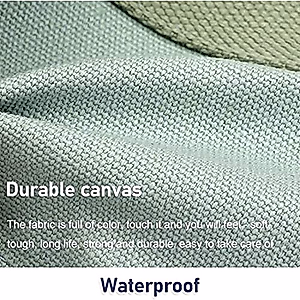 KRAEK Large Capacity Multi-Pocket Handbag Women's Canvas Tote Purses Crossbody Bag Vintage Tote Bags for School College(A-Green,Long Shoulder Straps)