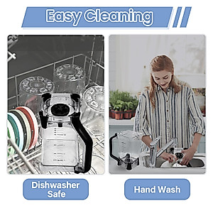 WARDFYT Replacement Pitcher 72 oz XL Compatible with Ninja Blender (New Model) BL610, 72oz Crushing Pitchers Replacement for Ninja BL710WM BL710WMC CO610B CO650B CT610