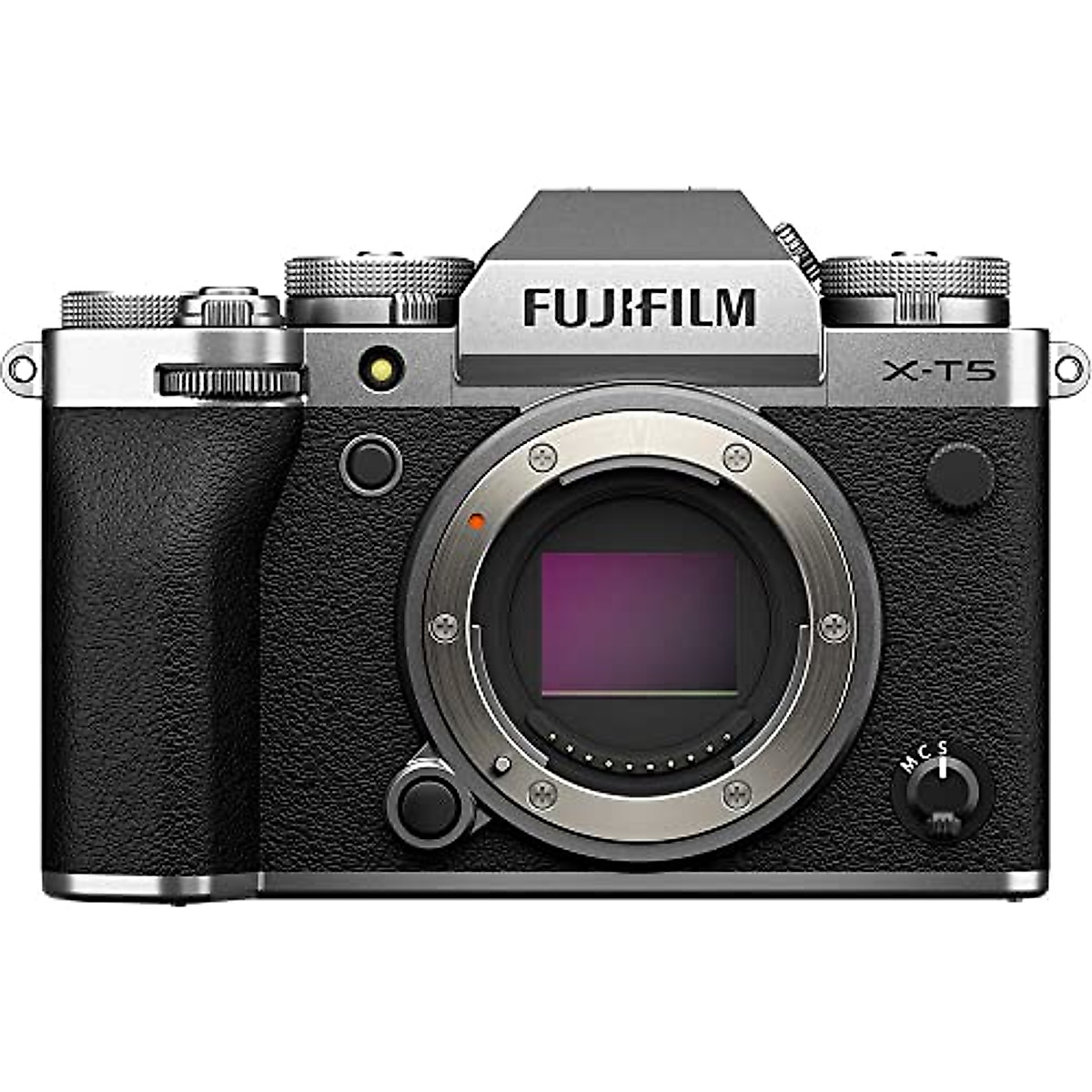 Fujifilm X-T5 Mirrorless Digital Camera (Body Only) (Silver, 16782337) Bundle with Corel Photo Editing Software + Large Camera Bag + Lens Cap Keeper + Deluxe Camera Cleaning Kit + More