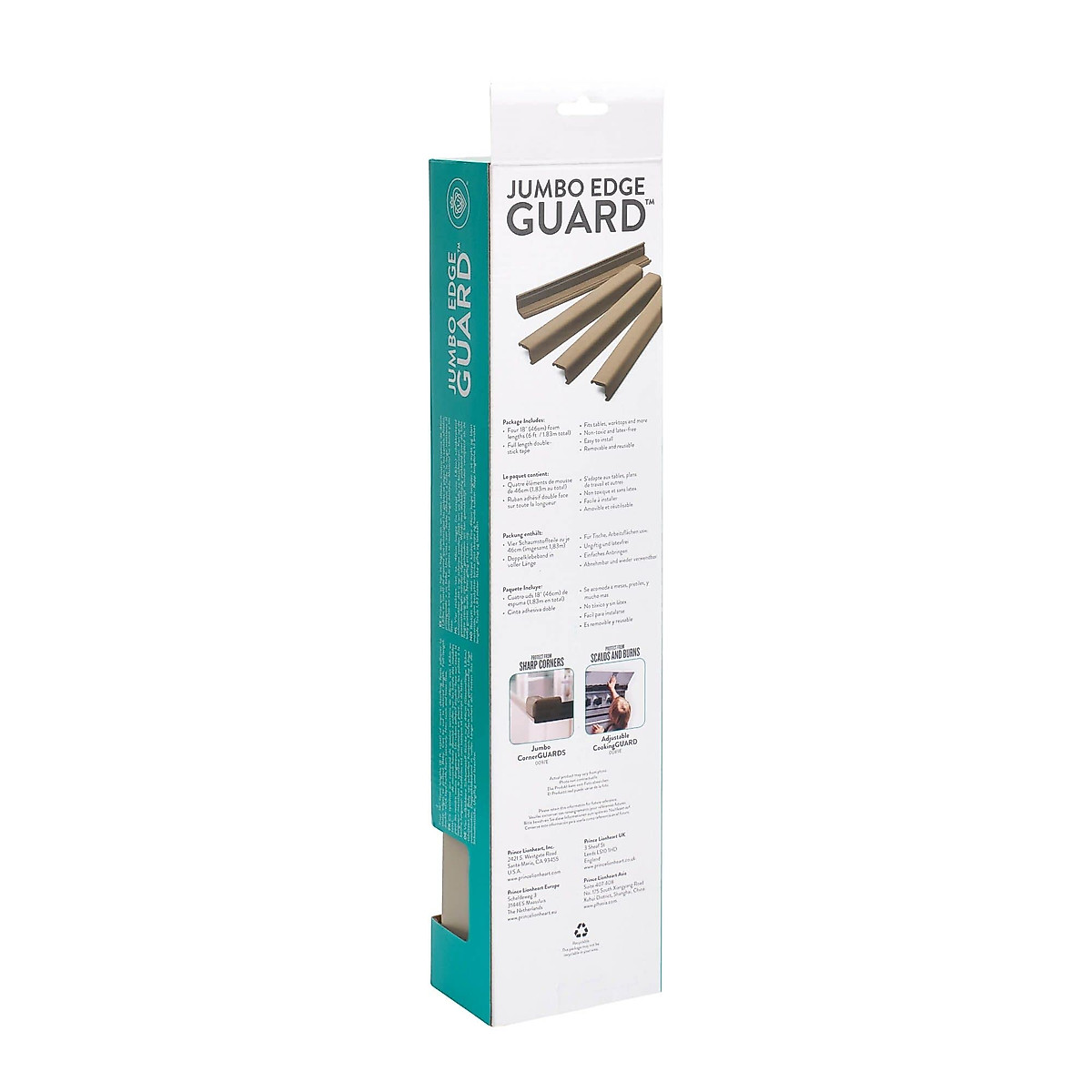 Prince Lionheart Jumbo Edge Guards, Neutral/beige