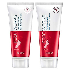 Avon Foot Works Maximum Strength Cracked Heel Cream - Lot of 2