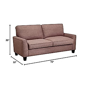 Serta Deep Seating Astoria 73" Sofa in Tan