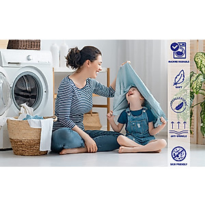 Royale Linens Queen Pillowcase Set of 2 - Bed Pillow Cover - 20x30 - Chocolate Pillowcases - 1800 Brushed Microfiber, Wrinkle & Fade Resistant - Soft & Cozy- Queen Size Pillow Case (Queen, Chocolate)