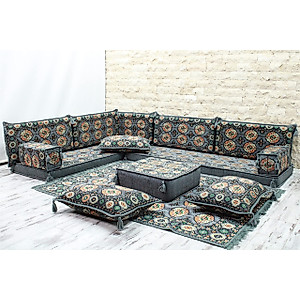 Arabic Floor Sofa Set, Arabic Floor Seating, Arabic Floor Sofa, Arabic Majlis, Arabic Couches, Jalsa, Floor Seating Sofa (With STANDARD FOAM)