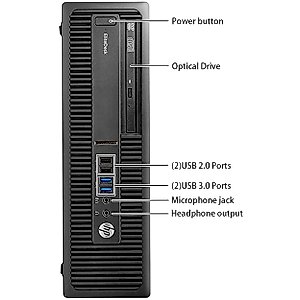 HP Desktop Computer PC Small Form Factor Intel Core i5-4th Gen, 16 GB RAM 512 GB SDD, Keyboard and Mouse, Wi-Fi Bluetooth,New 24 Monitor, 4 in 1 USB Hub, 16 GB Flash Drive Windows 10 Pro (Renewed)