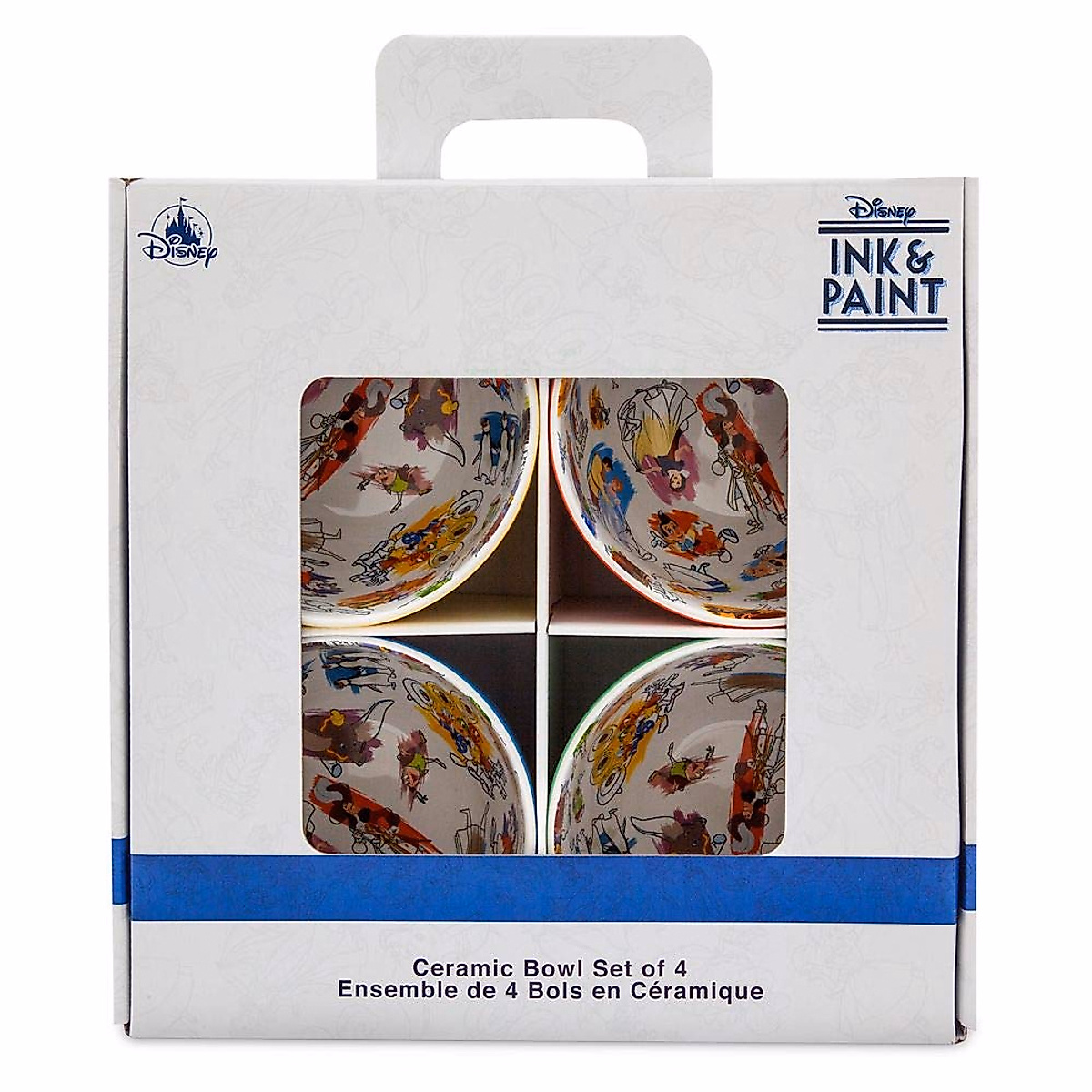 Disney Ink & Paint Ceramic Bowl Set