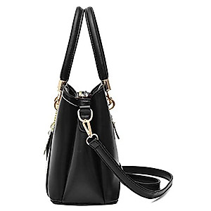 Women Purses and Handbags Stylish Top Handle Bags Crossbody Bags Ladies Satchel Shoulder Bags Tote Bag 2023 Black