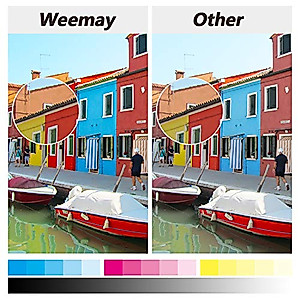 Weemay Compatible SP C430A C440DN Toner Cartridge Replacement for Ricoh 821105 821106 821107 821108 for Ricoh Aficio SP C430A C440DN C430DN C431DNHT C431DNHW (Black, Cyan, Magenta, Yellow, 4 Pack)