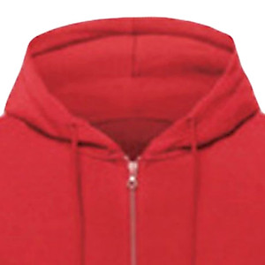 Maiyifu-GJ Men's Full Zip Long Sleeve Hoodies Lightweight Slim Fit Solid Color Hoodie Hooded Sweatshirt With Kanga Pocket (Red,X-Large)