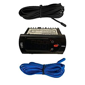 New Carel Temperature Thermostat PZGXS0J111 with Temperature Sensor Probes 115V / Technician Ready by Xiltek
