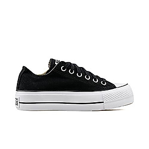 Converse Women's Chuck Taylor All Star Lift Sneakers, Black/White/White, 9 Medium US