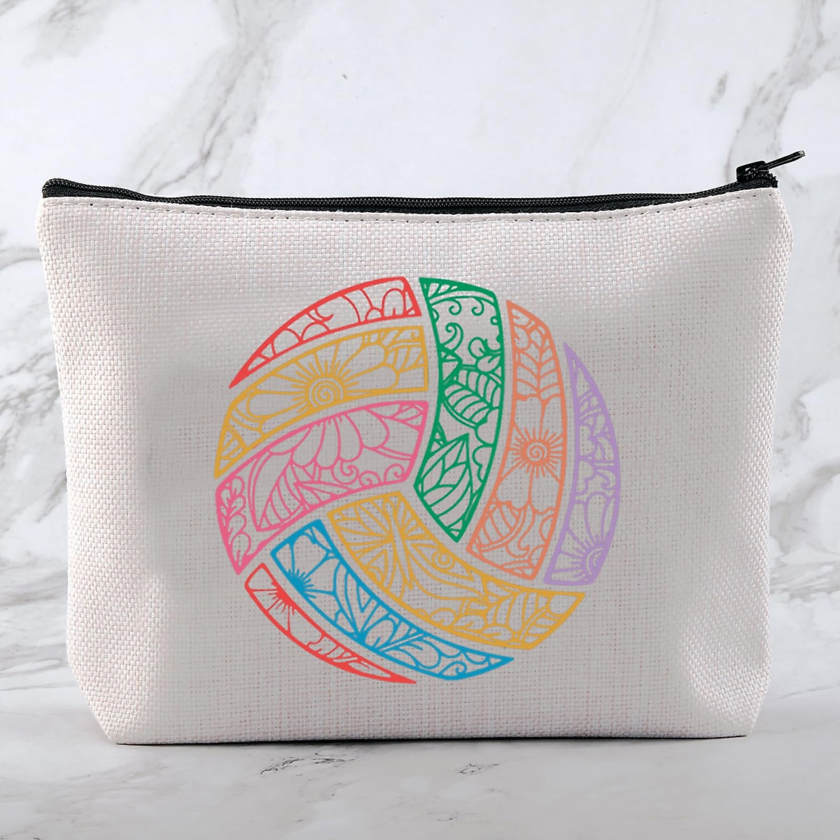 MNIGIU Volleyball Lover Gifts - Makeup Bag & Street Ball Lover Gift