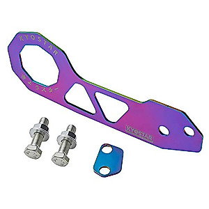 WKD Universal JDM Stainless Steel Neo Chrome Rear Tow Towing Hook #6038