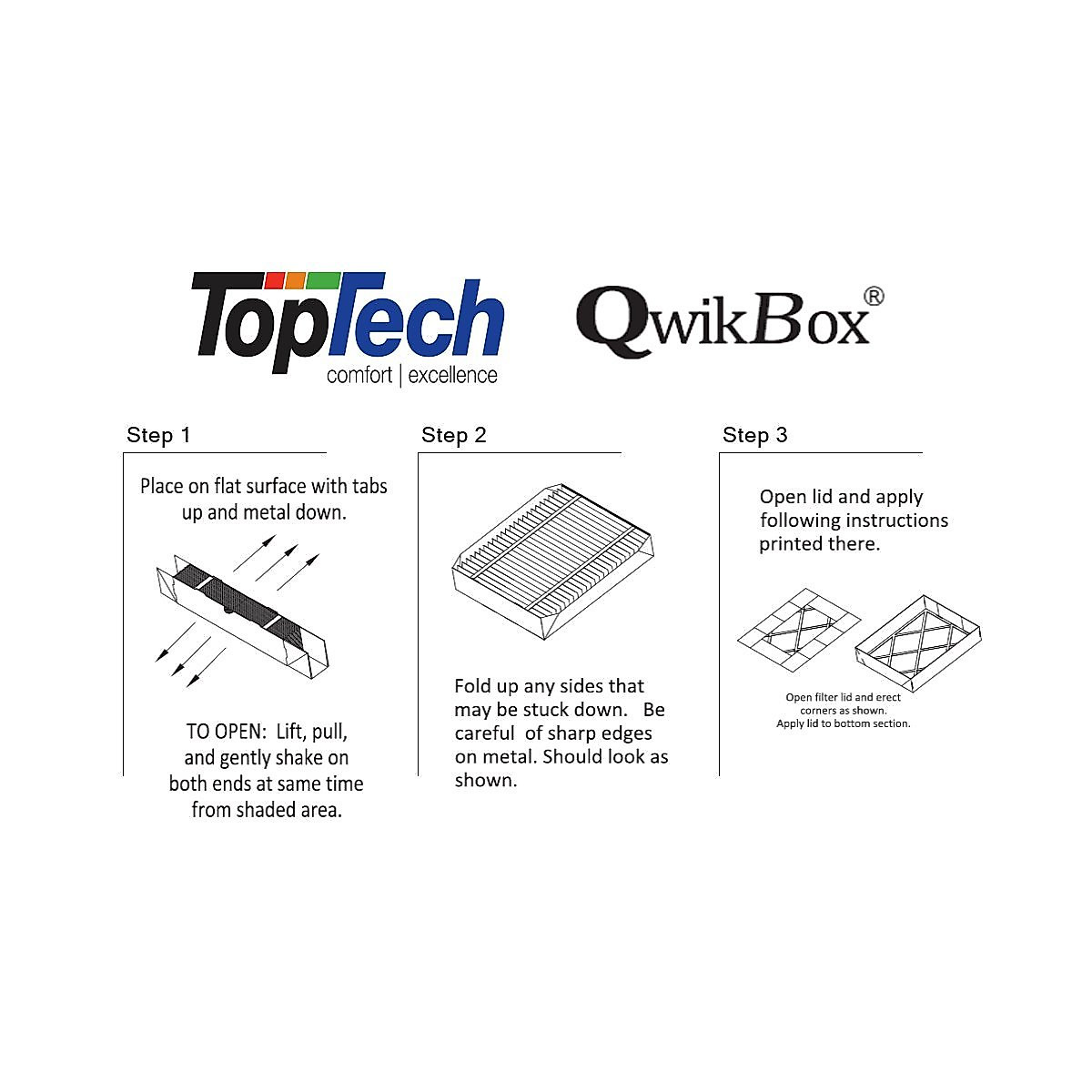 TopTech TechPure TT-FM-1620 QB OEM Replacement Filter - QwikBox(R)-(Assembly Required, See Description & Images)