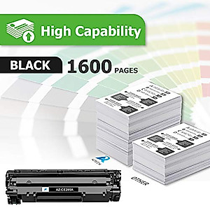 Aztech Compatible Toner Cartridge Replacement for HP 85A CE285A Toner Cartridge for HP Pro P1102w 1102w M1212nf MFP P1109w M1210 P1102w Printer Ink Cartridge (Black, 4-Pack)