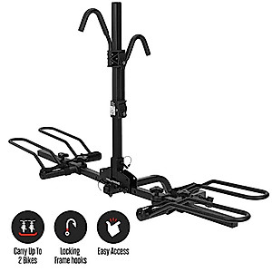 Hollywood Racks, Trail Rider, Hitch Mount Rack, 1-1/4'' and 2'', Bikes: 2