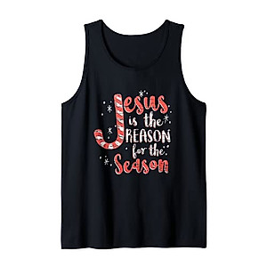 Christian Jesus The Reason Christmas Stocking Stuffer Tank Top