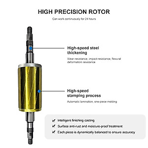 XINJIAHONG Concrete Vibrator 30W Vibration Motor Single Phase AC 110V 3600rpm Vibrating Tool For Silo Hopper Shaking Table
