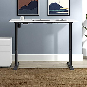 HON Basyx BSXHW2460 Height Adjustable Desk, 24 x 60, White