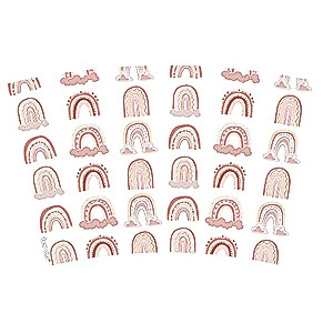 Tervis Boho Rainbows Made in USA Double Walled Insulated Tumbler Cup Keeps Drinks Cold & Hot, 16oz, Classic