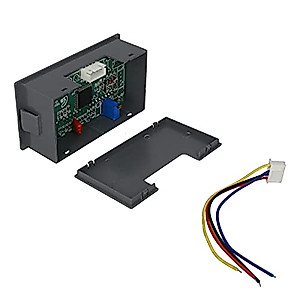 Heyiarbeit DC Voltmeter YB5135 Digit Red Text LED Digital Volt Voltmeter 4 Wires Connections for DC Voltage Measurement 1Pcs