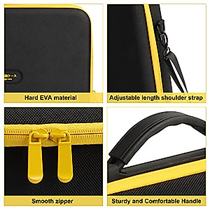 ZLWAWAOL Extra Large Battery Storage Holder Case for Dewalt 20V 60V 12V 18V Max Battery & Charger, Tool Batteries Carrying Box, Holds 20V 60V 2.0/3.0/4.0/5.0/6.0/9.0-Ah Batteries(Bag Only)