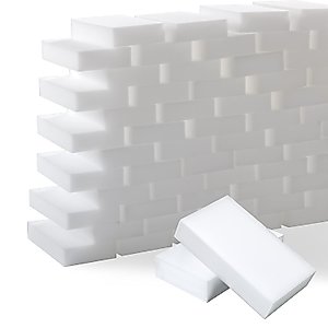 Trendbox 50 Pack Melamine Sponges Magic Cleaning Sponges in Bulk Melamine Foam for Dishes Eraser Sponges for Cleaning