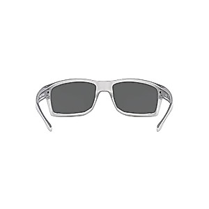 Oakley Men's OO9449 Gibston Square Sunglasses, X Silver/Prizm Black, 60 mm