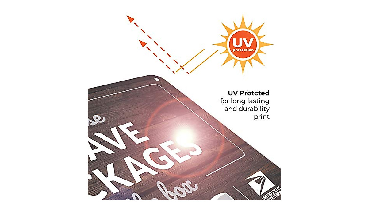 Package Delivery Sign - Durable & Fade Resistant