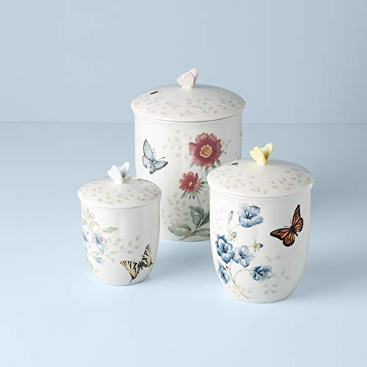 Lenox Butterfly Meadow 3-Piece Canister Set, 6.60 LB, Multi