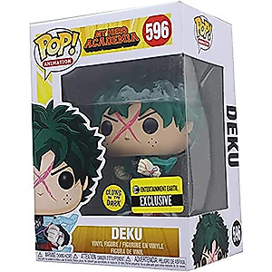 Funko My Hero Academia - Deku Full Cowl (Izuku Midoriya) Glow-in-The-Dark Pop! Vinyl Figure (Bundled with Compatible Pop Box Protector Case)