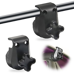 2 Pcs Swing Canopy Porch Patio Outdoor Swing Frame Replacement Parts, Swing Frame Plastic Match Diameter 20-23mm Swing Chair Frame Fitting to Attach Canopy Frame