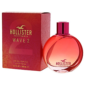 Hollister Wave 2, Eau de Parfum Spray, WoMen, 3.4 Ounce