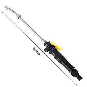 Kaadlawon 2-in-1 High Pressure Washer High Pressure Water Metal Water High Pressure Power Garden Sprinkle Adjustable Portable High Pressure Cleaning Tool for Wall, Garden, Car, Home Cleaning
