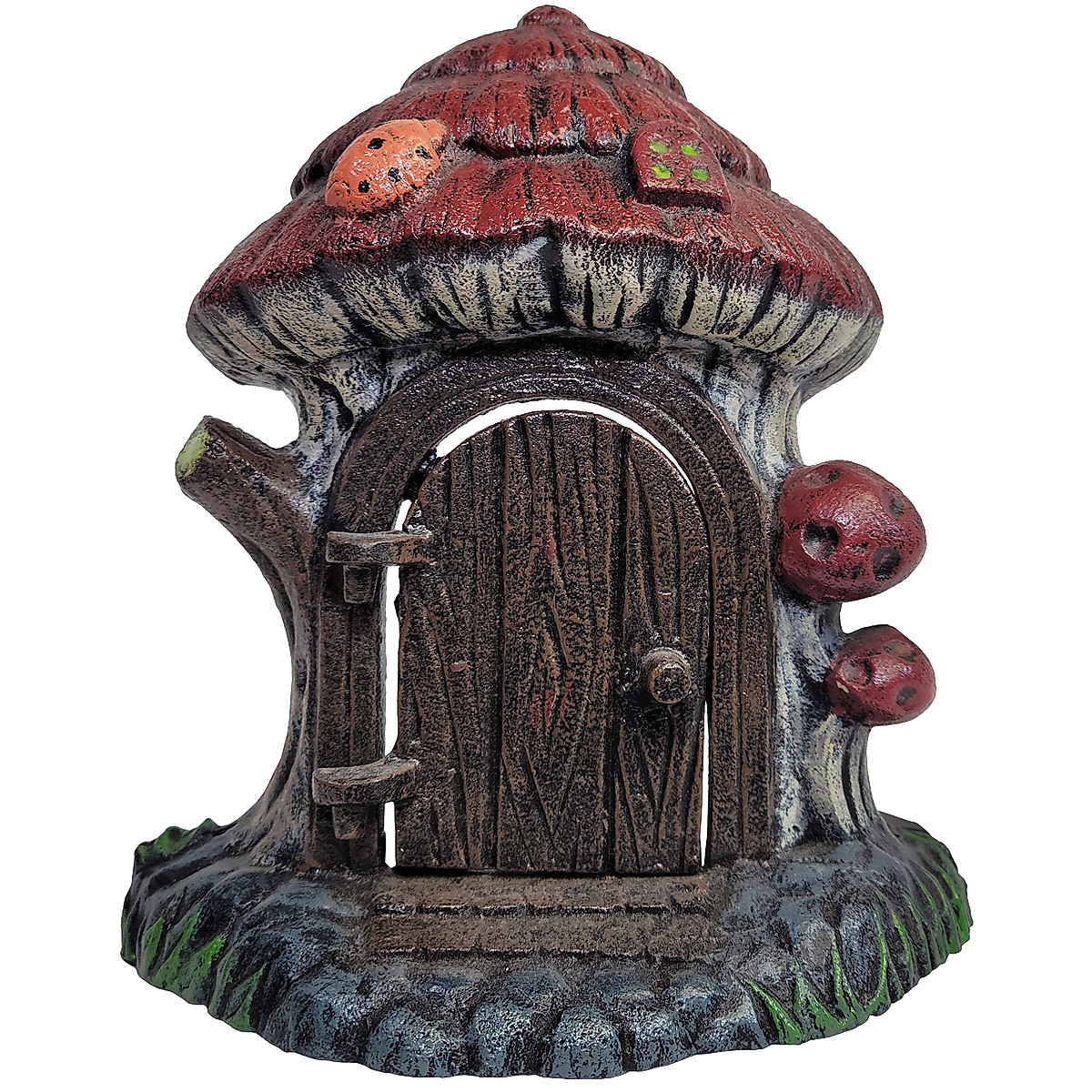 Lulu Decor, 100% Cast Iron House Fairy Door Decorative Door Stopper 4 lbs 5 oz