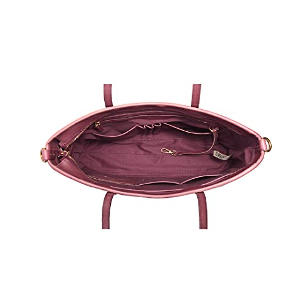 OLD TREND Genuine Leather Prism Tote Bag (Lilac)