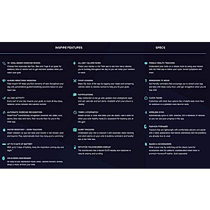 Fitbit Inspire Fitness Tracker, One Size (S and L Bands Included)