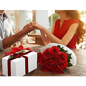HUAPRINT White Gift Box with Lids 9x4.5x4.5inch,24pcs Paper Gift Box for Presents,Birthday,Bridesmaid Proposal,Groomsmen Engagements,Baby Showers,Christmas,Wedding Party Favor,Cupcake,Crafting,Holidays