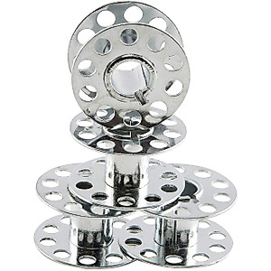 SINGER 2136 Class 15 Metal Bobbins, 4-Count, 1-pack